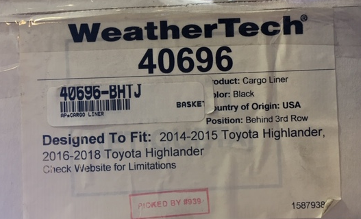 40696-BHTJ - WEATHERTECH | Discount Toy