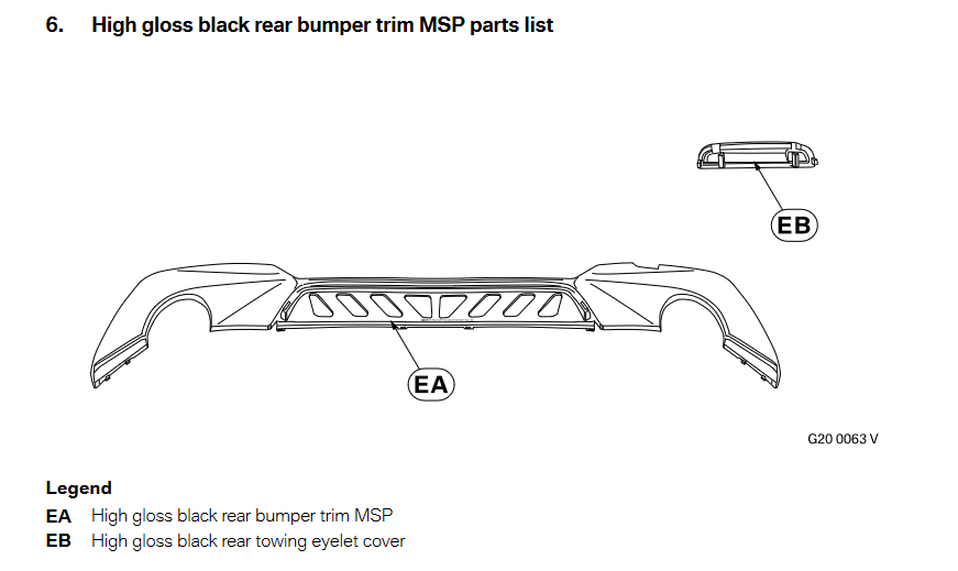 2020-2023 BMW M340i BMW M PERFORMANCE REAR DIFFUSER IN CARBON FIBER ...