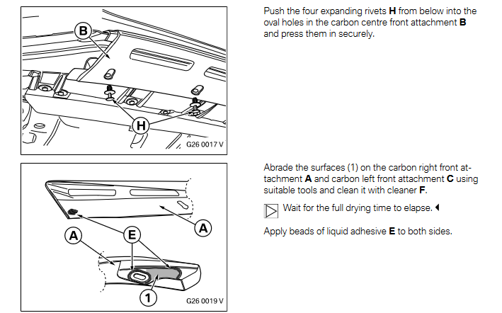 2025 BMW 430i Gran Coupe Bmw Oem M Performance Front Lip Attachment In ...