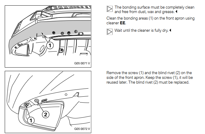 Bmw Oem M Performance Front Lip Attachment In Carbon Fiber - Left 51-19 ...