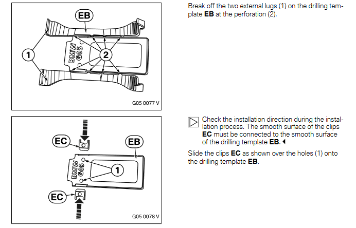 Bmw Oem M Performance Front Lip Attachment In Carbon Fiber - Left 51-19 ...