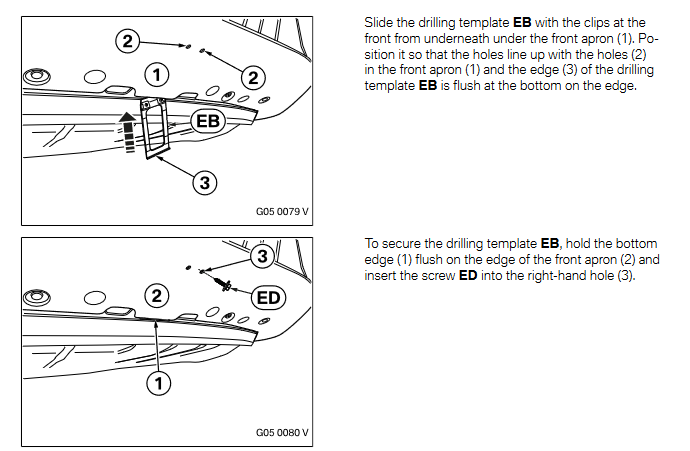 Bmw Oem M Performance Front Lip Attachment In Carbon Fiber - Left 51-19 ...
