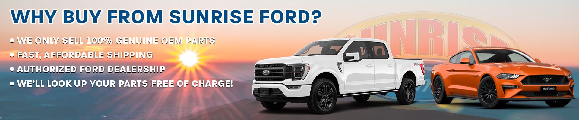 Genuine Ford Parts And Accessories | Sunrise Ford Parts