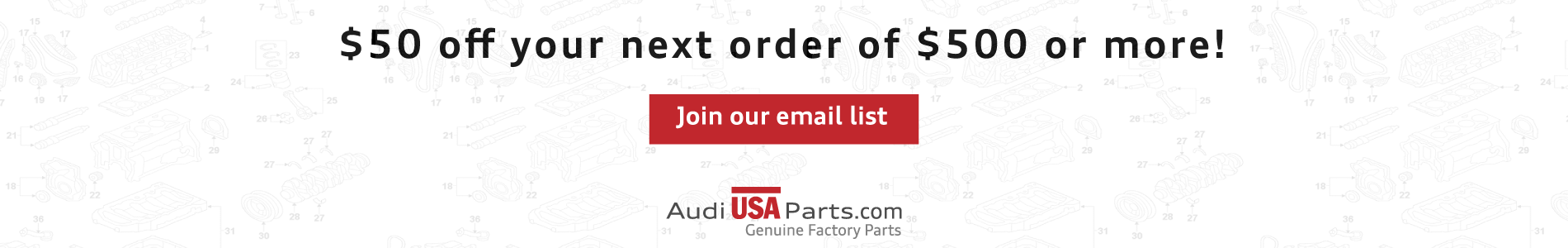 Audi Wholesale OEM Parts - Audi Genuine Accessories - AudiUSAParts.com ...