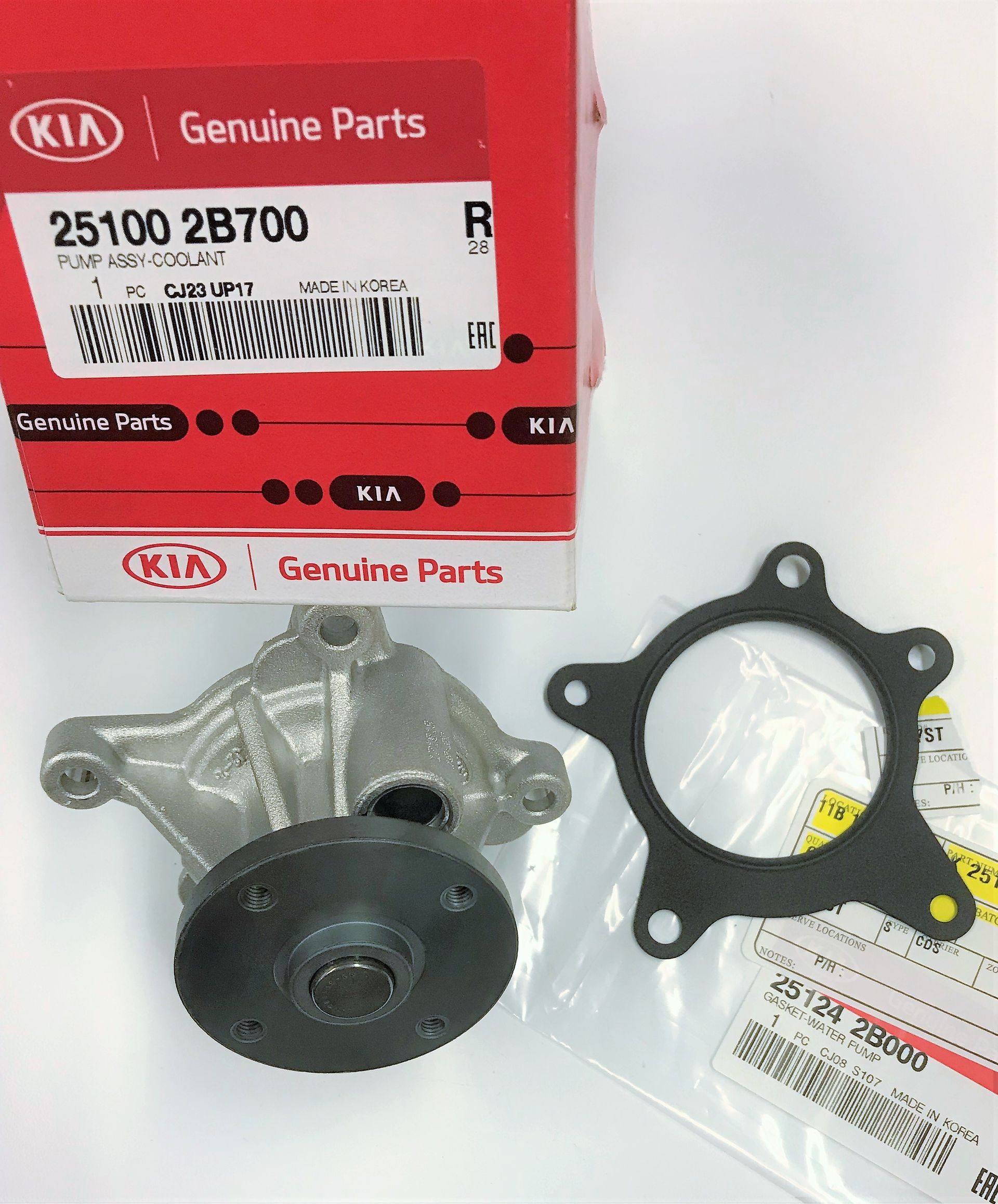 1234589 - Water pump and gasket | Kia.Parts Store